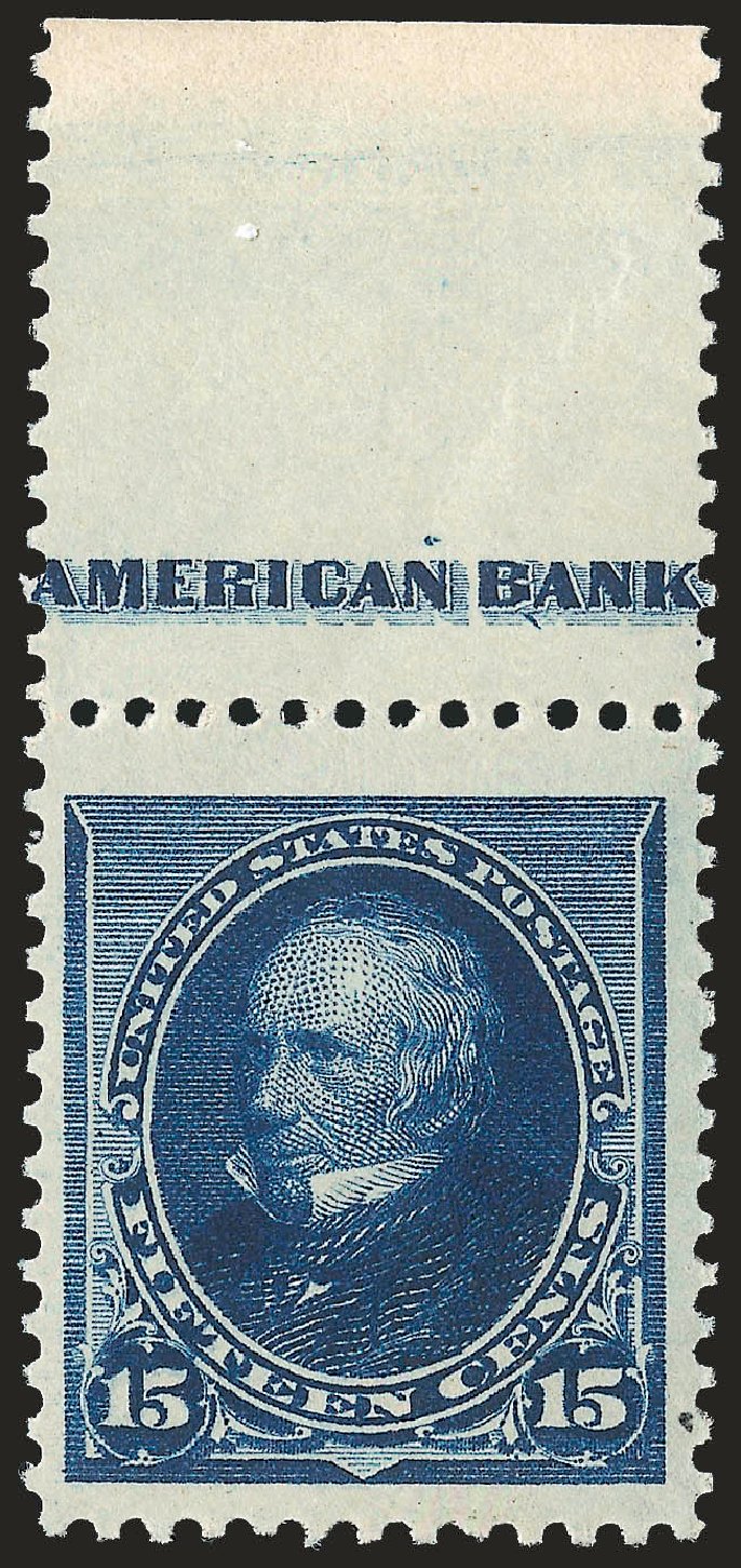 US Stamps Values Scott Cat. 227: 1890 15c Clay