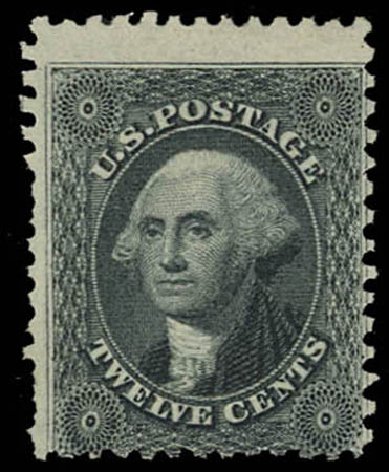 US Stamps Price Scott Catalogue #44: 1875 12c Washington Reprint