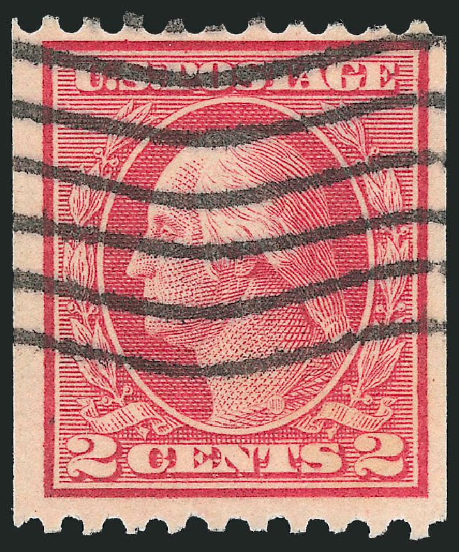 US Stamps Values Scott Catalog #449: 2c 1915 Washington Coil Perf 10 ...