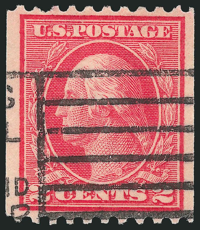 US Stamps Price Scott Catalog 449: 1915 2c Washington Coil Perf 10 ...
