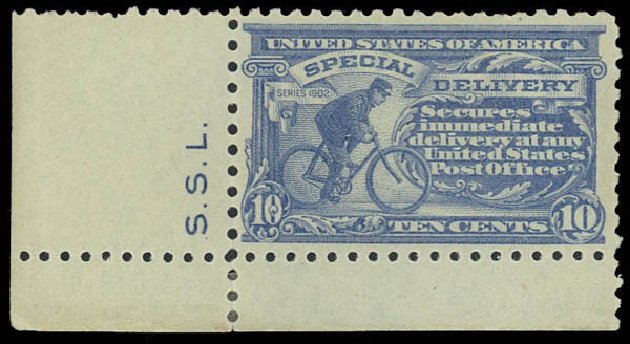 US Stamp Value Scott # E10: 10c 1916 Special Delivery